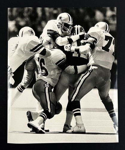 1986 Atlanta Flacons RB #42 Gerald Riggs Dallas Cowboys Football VTG ...