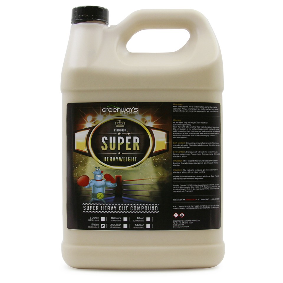 Auto body compound for buffing clear coat scratches and severe ...