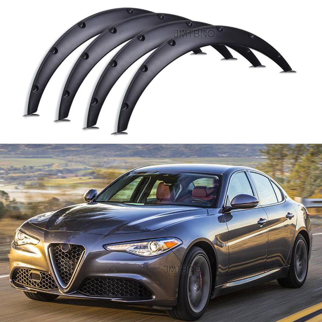 4x Fender Flares Extra Wide Body Kit Car Wheel Arches 3.1" For Alfa ...
