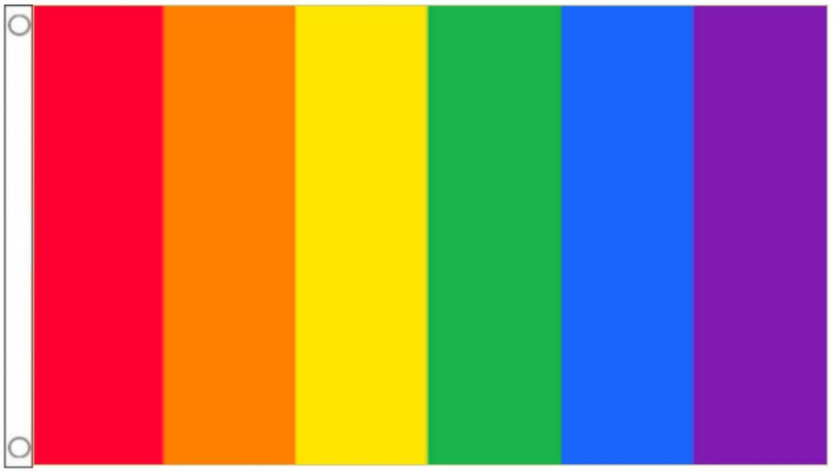 Vertical Rainbow Lgbt Vertical Document Sign Illustration Rainbow Gay