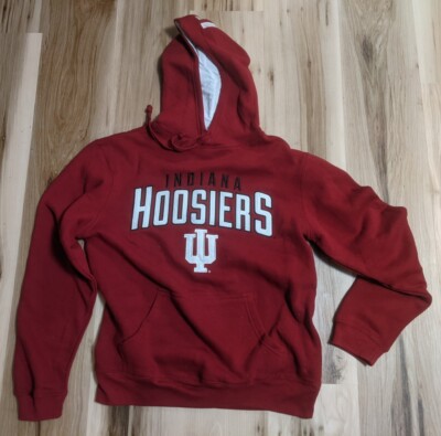 Indiana Hoosiers Hoodie Sweatshirt Adult Size Small Pockets Red | eBay