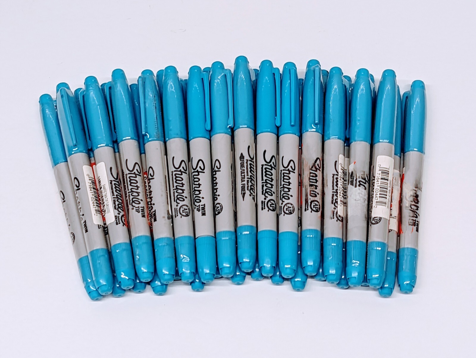 Sharpie Twin Tip Permanent Markers Fine and Ultra Fine Turquoise 10 ...