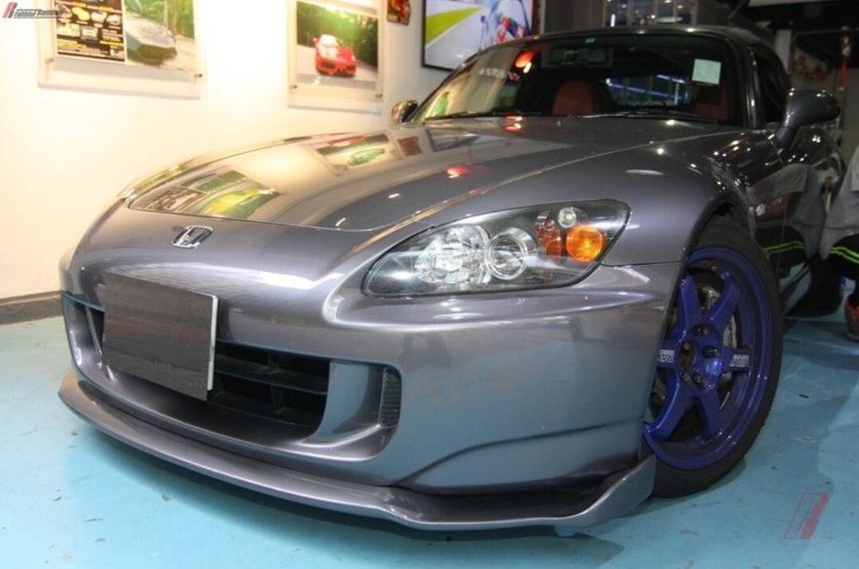 For Honda S2000 AP2 SPN Type Fiberglass Front Lip Splitter Tuning Body ...