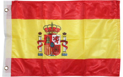 12x18 12''x18'' Spain Spanish Rough Tex Knitted Flag Banner Grommet ...