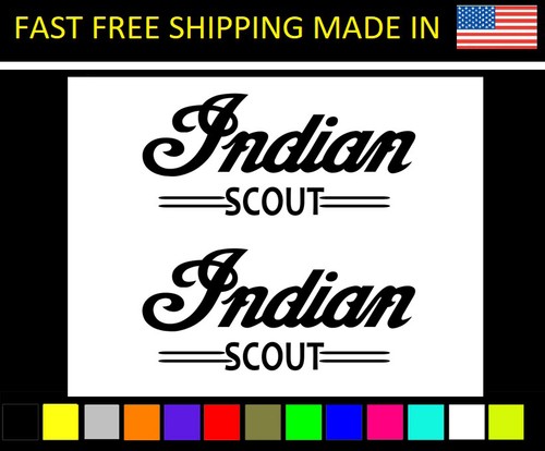 Indian Scout gas tank decals stickers motorcycle emblem logo decal kit ...