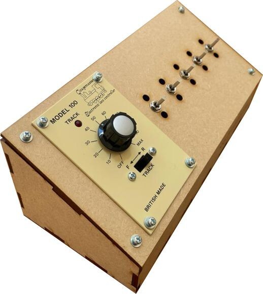 model railway control panel with switches and GMC100 controller options ...