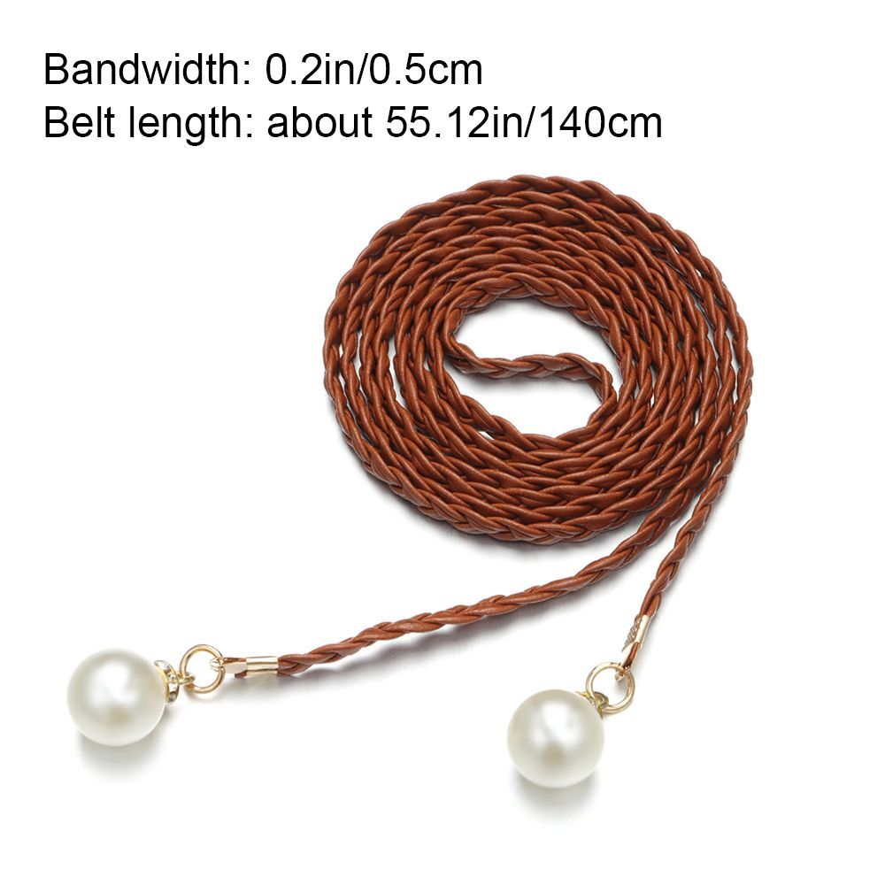 Clothing Collocation Leather Hemp Rope Self-Tie Rope Belt Waist Belt ...