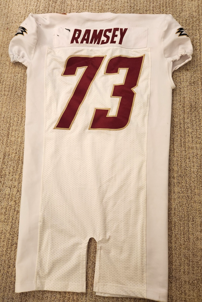 CLIF RAMSEY 2008 BOSTON COLLEGE MUSIC CITY BOWL GAME USED WORN FOOTBALL ...