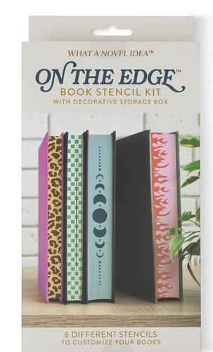 On The Edge Book Stencil Kit: Turn Your Favorite Books into Custom ...