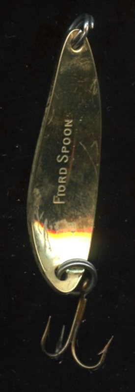VINTAGE FISHING LURE FIORD SPOON, Gold Color 1-3/4" 1/4oz | eBay
