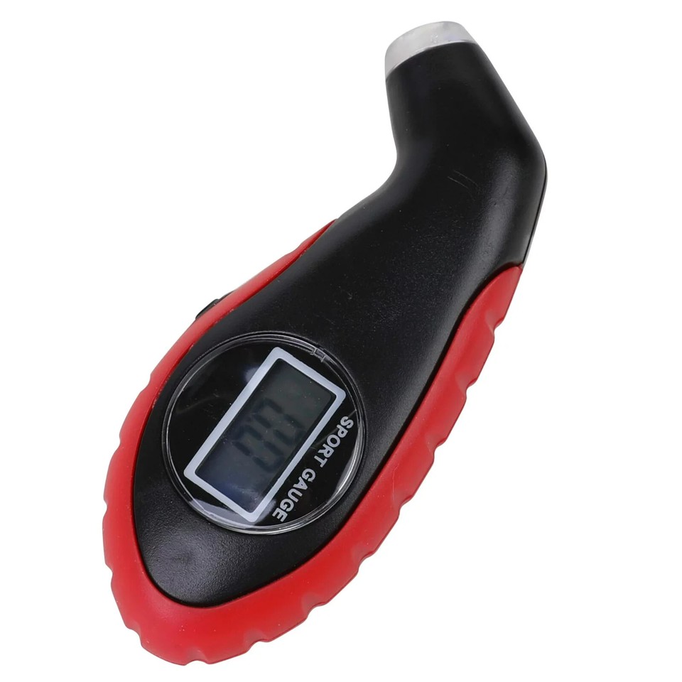 Hyper Tough 5-150 PSI DIGITAL TIRE GAUGE Backlit Screen PSI BAR kPa ...