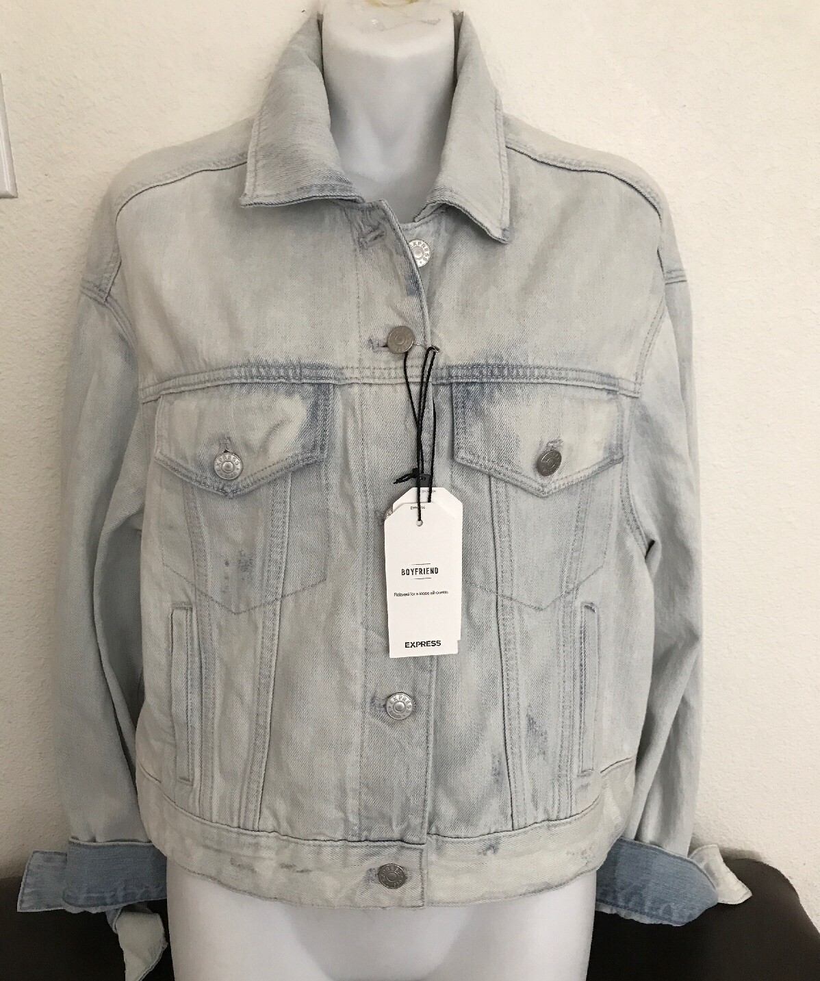 Express jean woman jacket Size M - L__* | eBay