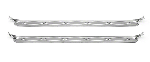 60-66 Chevy/GMC C10 Truck Chrome Door Sill Scuff Plates Pair | eBay