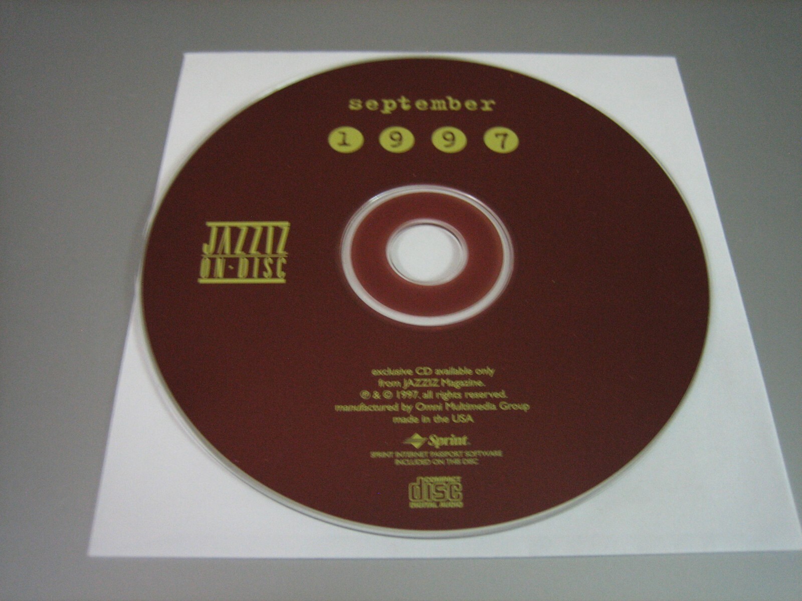 Jazziz on Disc - September 1997 by Various Artists (CD, 1997) - Disc ...