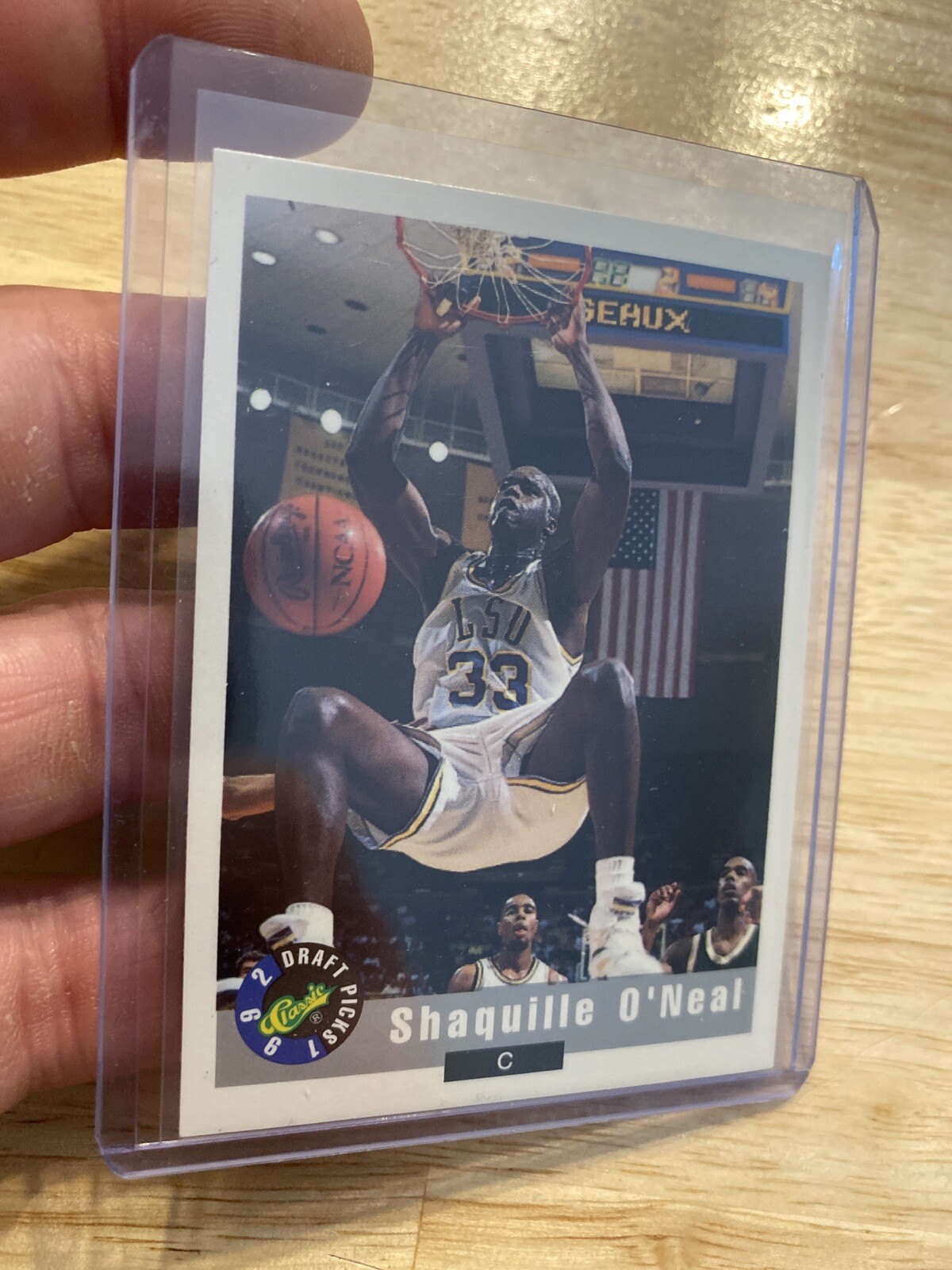 Shaquille O’neal Rookie Card SHAQ 1992 Classic Draft Pick LSU Collector ...