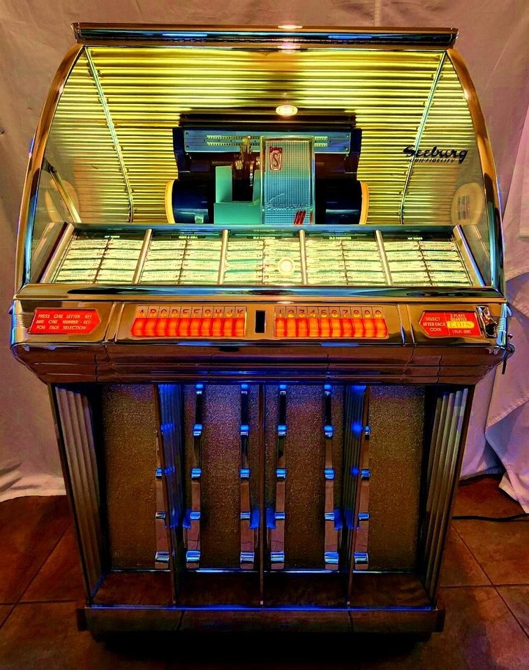 FANTASTIC RESTORED SEEBURG "R" 100 HI-FI JUKEBOX-ORIGINAL 1954- RE DONE ...