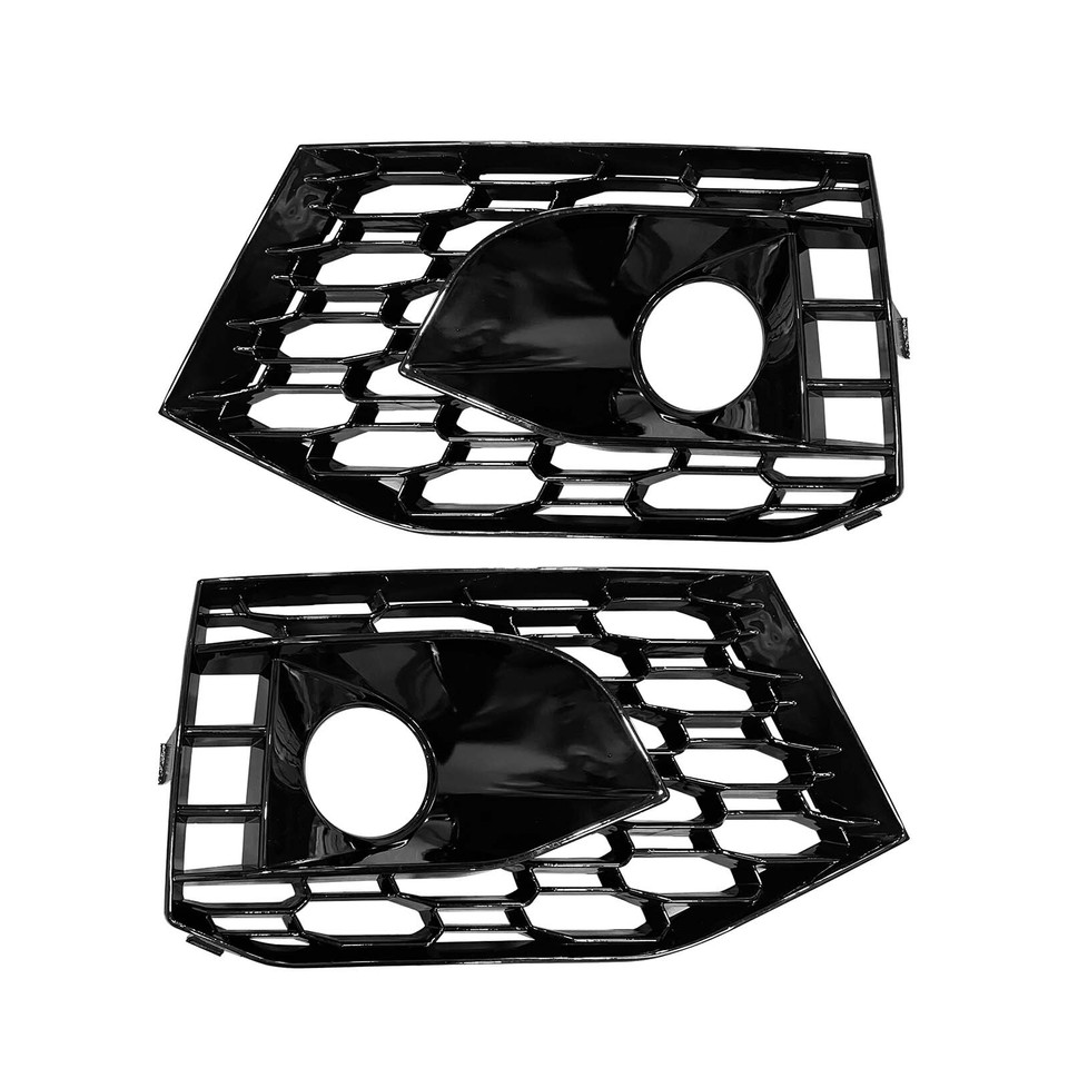 Front Bumper Grille Body Kit For 2017 2018 2019 Audi A4 Upgrade to RS4 ...