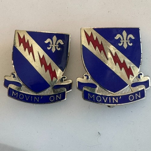 Vintage 279th Infantry Pair of Movin' On DI DUI Pins Dondero | eBay