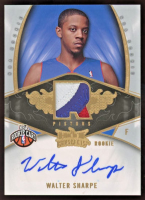 WALTER SHARPE 2008-09 Fleer Hot Prospects #132 399/399 Auto RC | eBay