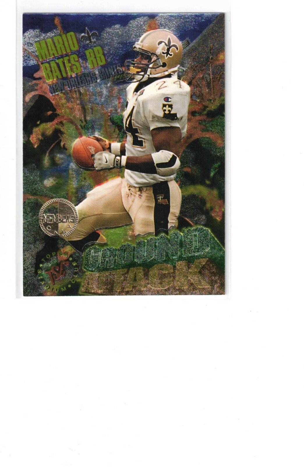 1995 Stadium Club Ground Attack MEMBERS ONLY Mario Bates #G9 (ID1728 ...