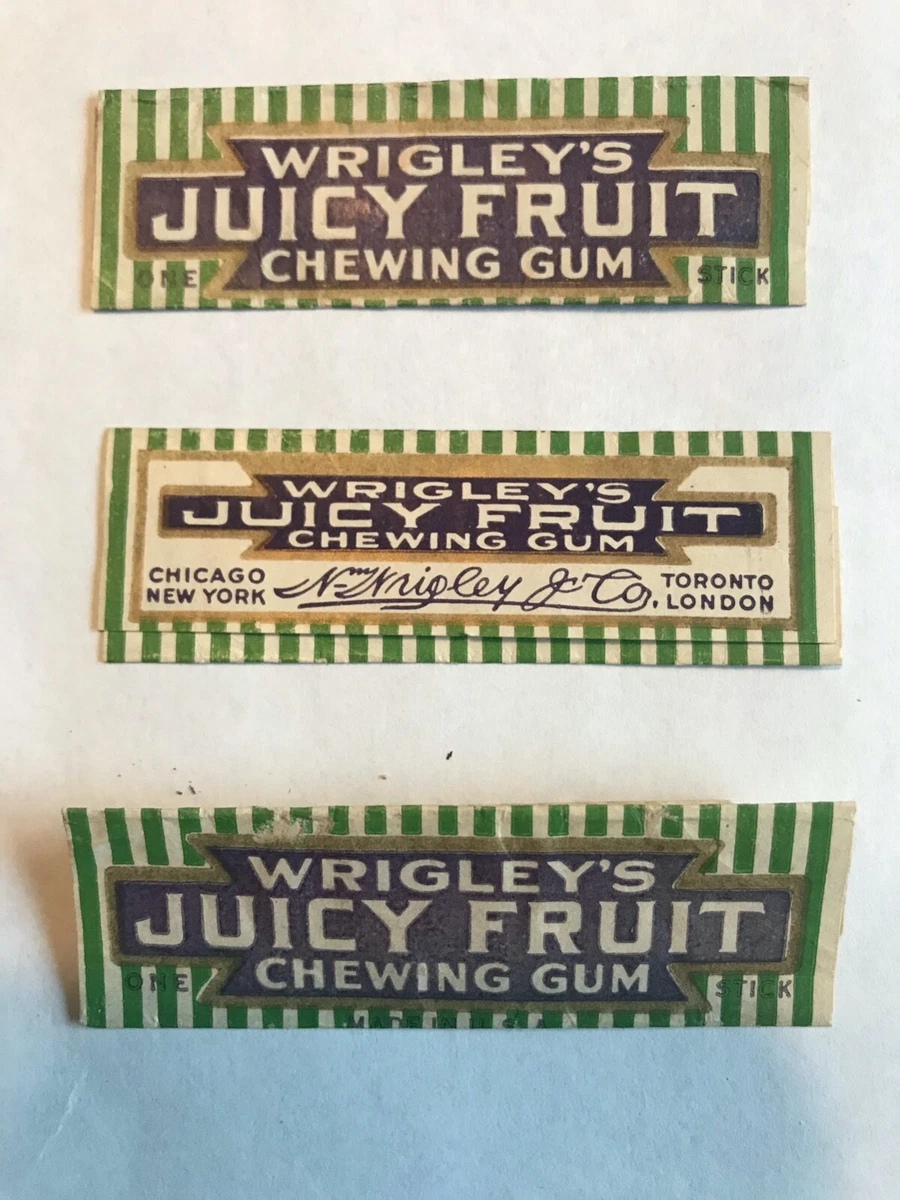 Vintage Juicy Fruit Gum
