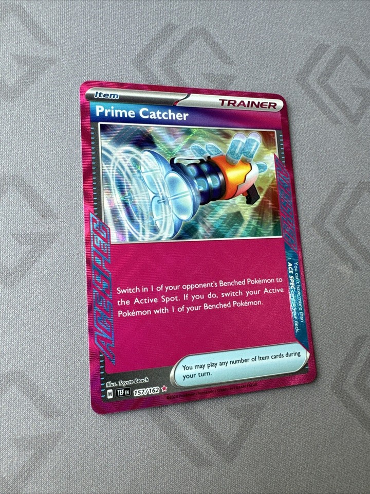 Pokemon TCG Prime Catcher 157/162 Temporal Forces Ace Spec Rare Near ...