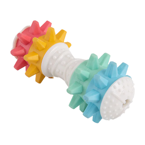 Shake It Off Groan Toy for Dogs with Rubber Teeth Cleaners | eBay