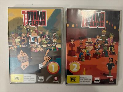 Total Drama Island : Collection 1 & 2 (DVD, 2010, 4- Disc Set) Madman ...