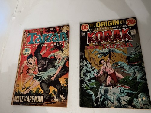 Korak Son of Tarzan Weird Worlds #1 2-1972 DC Comics Lot | eBay