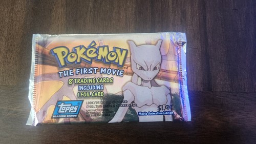 Pokemon 199 Topps The First Movie Booster Pack 8 Cards | eBay