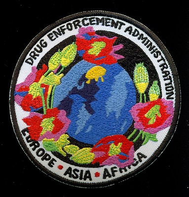 DEA Europe Asia Africa Police Drug Enforcement Patch S-21 | eBay