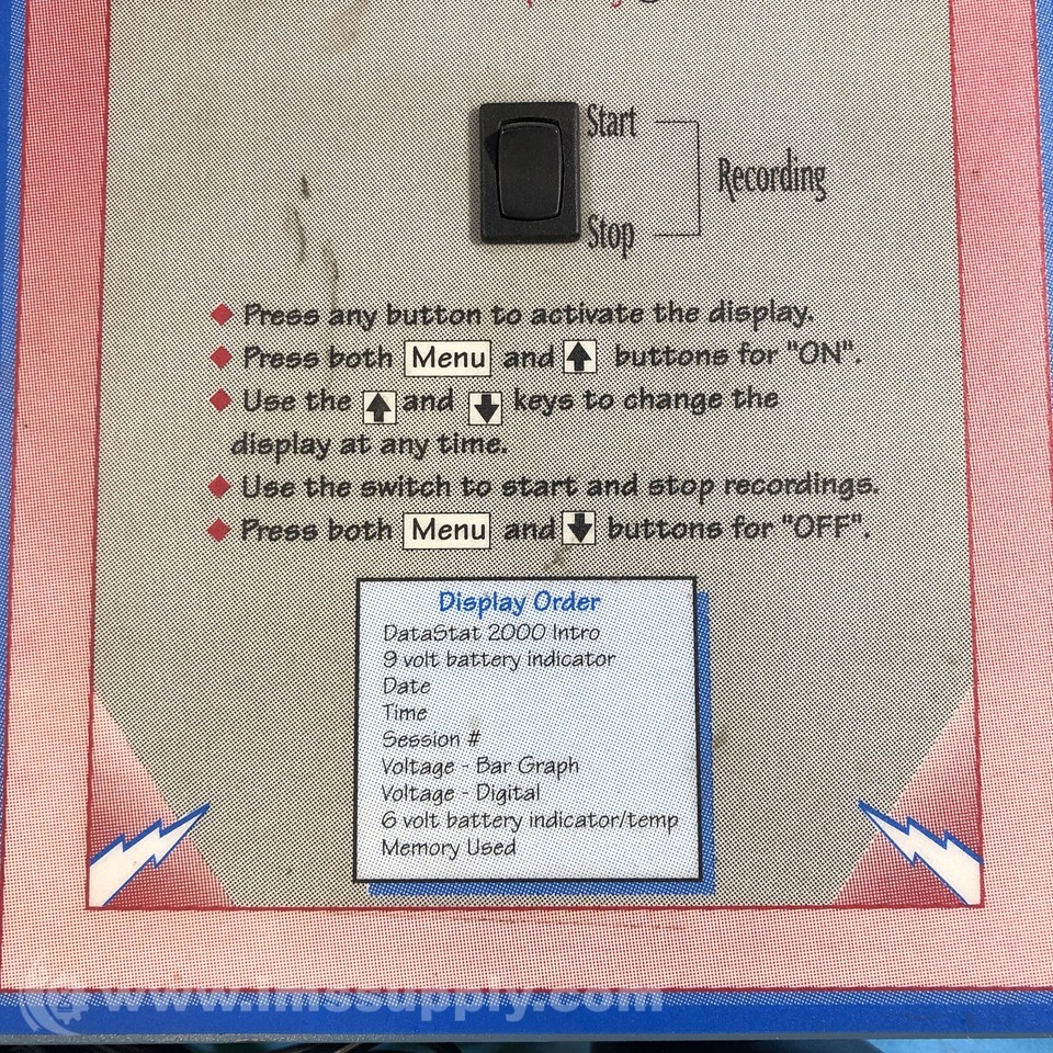 DataStat 2000 Static Analyzer Portable Recorder Voltage USIP | eBay