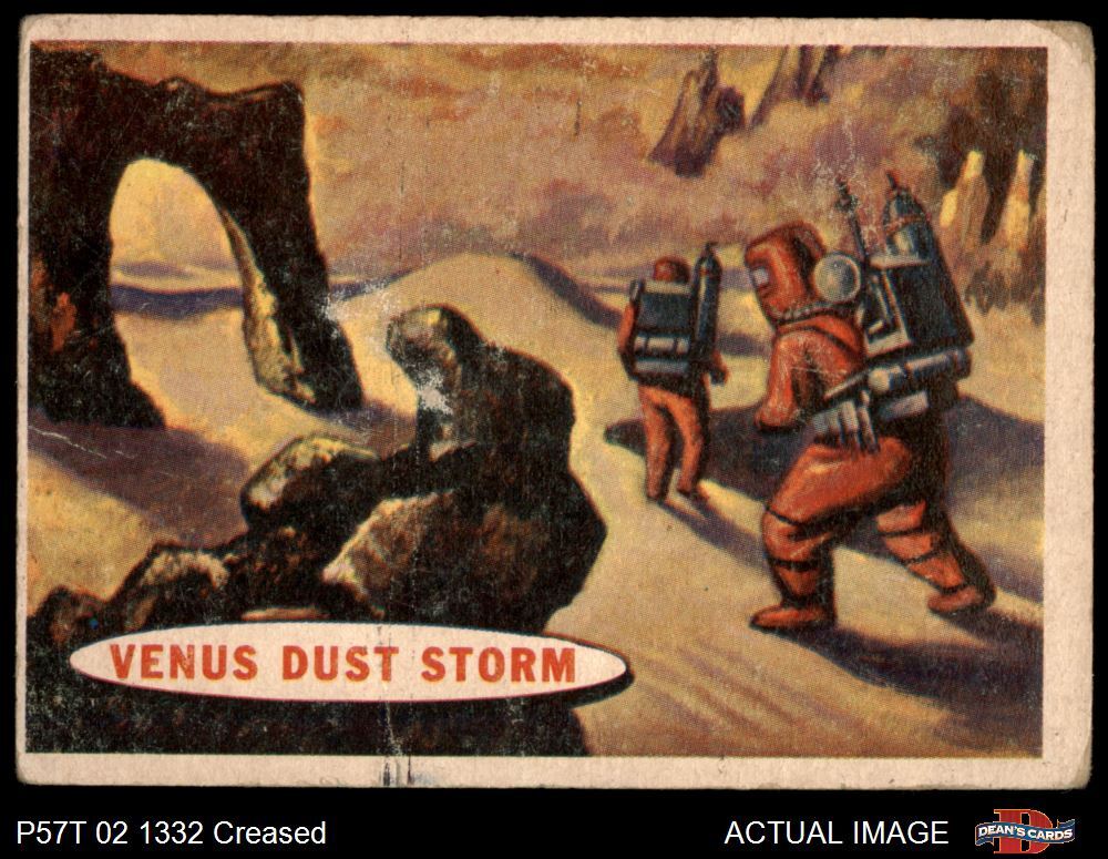 1957 Topps Space #71 Venus Dust Storms DOUBLE-PRINT 1.5 - FAIR | eBay