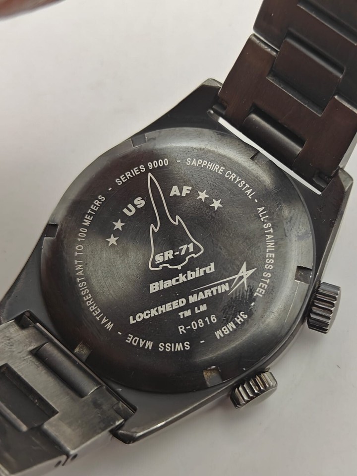 Luminox 9000 Series Limited Edition Lockheed Martin SR-71 Blackbird Men ...