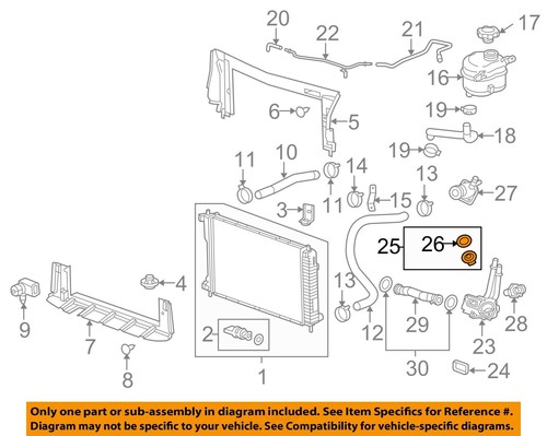 GM OEM 00-17 Alero Cooling Water Pump-Thermostat 12622410 | eBay