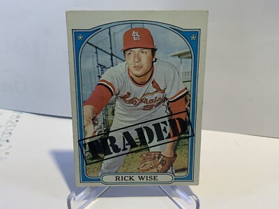 1972 Topps - High # Traded #756 Rick Wise | eBay