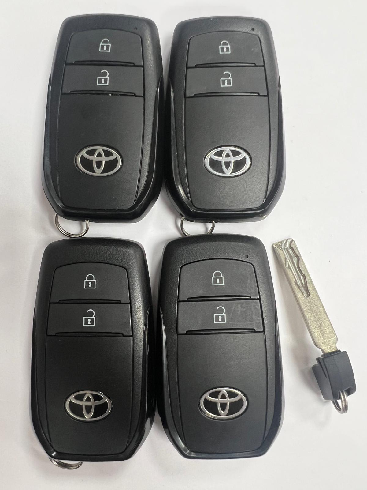 4 X GENUINE TOYOTA 2 BUTTON REMOTE SMART KEY FOBS JOBLOT TOKAI RIKA ...
