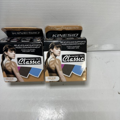 Kinesio Tex Classic Elastic Therapeutic Athletic 2" x 13.1 Yds Roll Beige Lot 850989002386| eBay