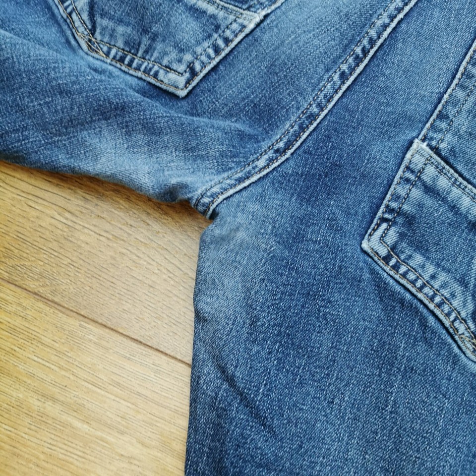 Tommy Hilfiger Sin Jeans Mens W32 L31 Blue Slim Fit Denim Stretch Zip ...