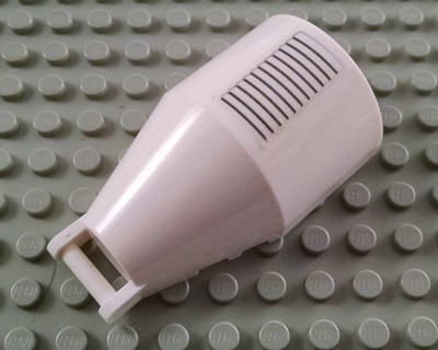 LEGO White 7x4x2 Round Windscreen with Star Wars Vent Sticker Pattern ...