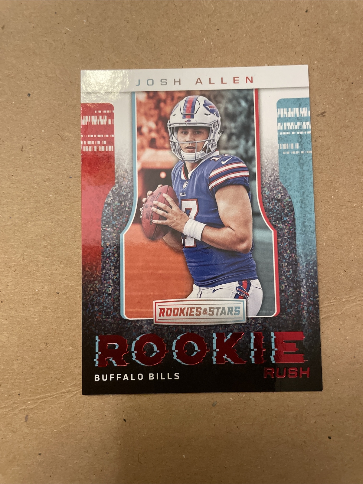 2018 Panini Rookies And Stars JOSH ALLEN Rookie Rush Rookie Card #RR-5 ...