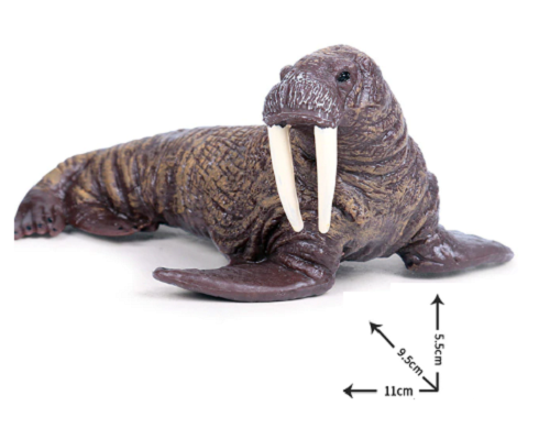 11cm Mini Ocean Walrus PVC Toy Fish Sea Animal Figure Kids Gift | eBay