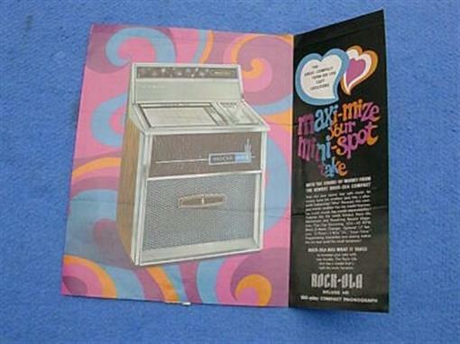 Rock-ola 441 Mad Mod Mood Advertising Mailer | eBay