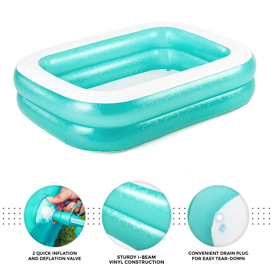 6/8/10ft Prompt Set Inflatable Paddling Pool Swimming Pool Family ...