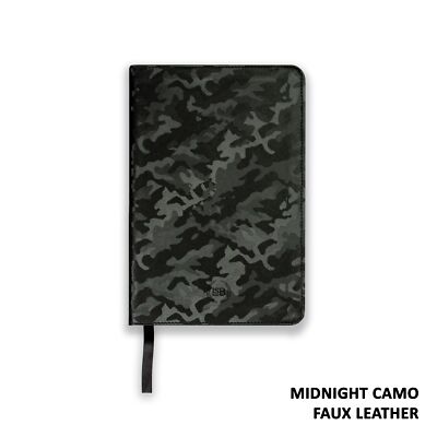 LSB Legacy Standard Bible/Compact Edition-Midnight Camo Paste-Down Faux ...