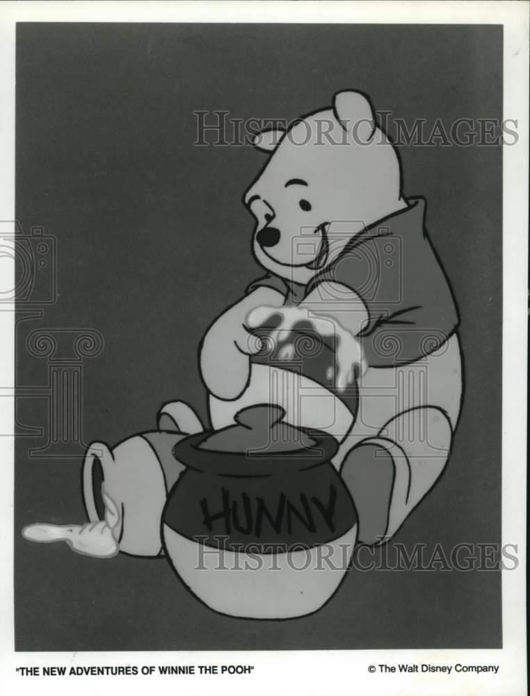 Winnie The Pooh Eating Honey