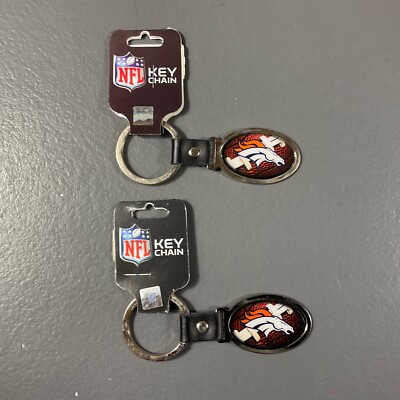 Denver Broncos Key Chain Team Logo Sports Orange White NFL Football ...