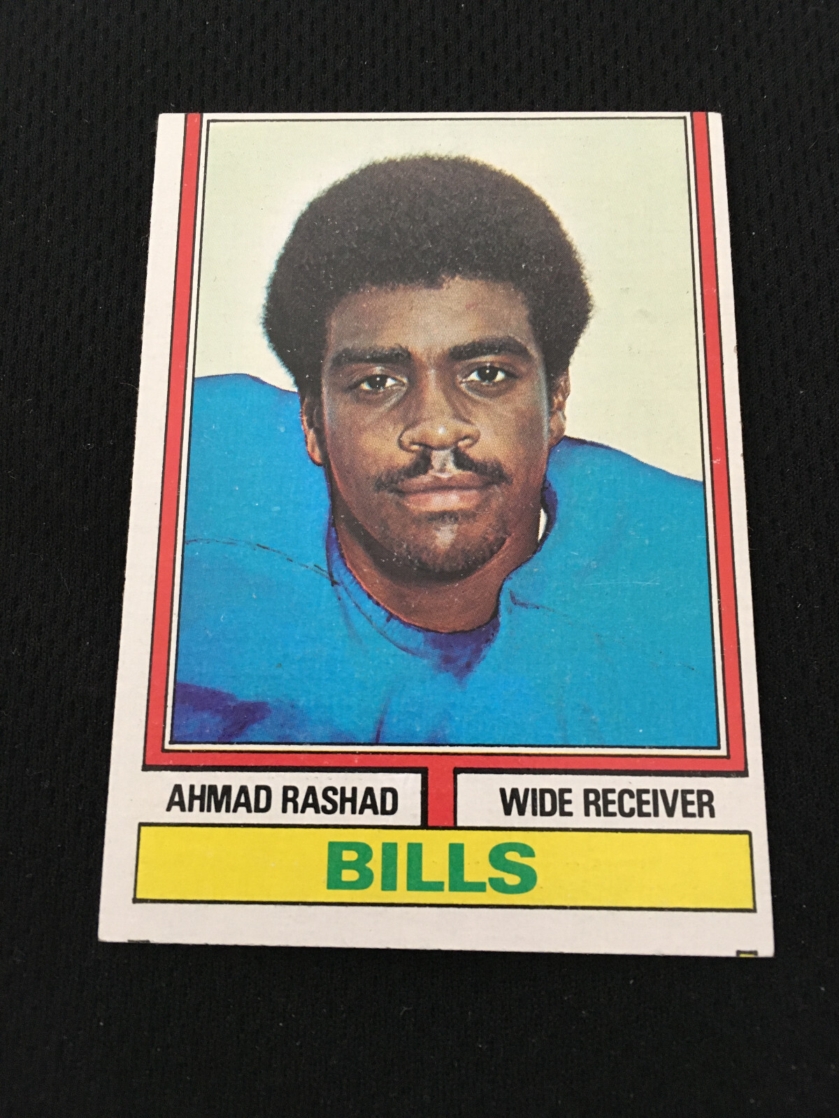 AHMAD RASHAD ROOKIE 1974 TOPPS BUFFALO BILLS RC LEGEND FOOTBALL CARD | eBay