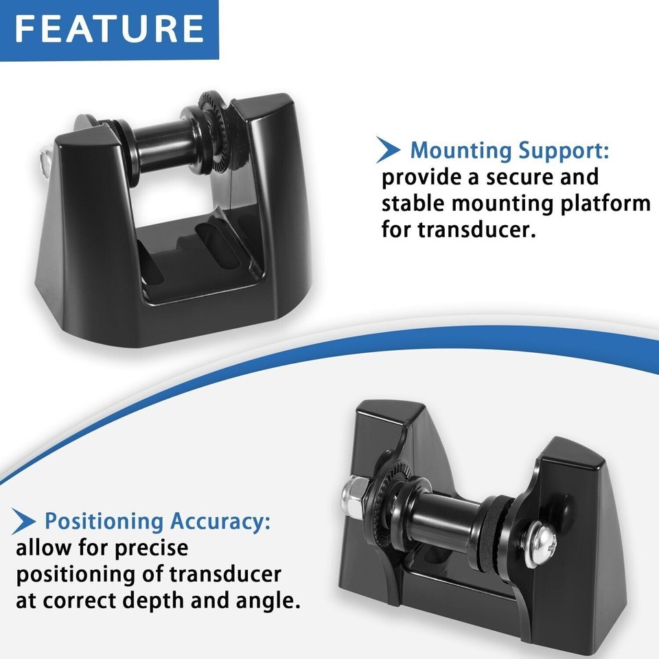 Replacement Transom Transducer Mount Mounting Bracket for Garmin 010 ...