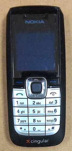 Nokia 2610 - Black and Silver ( Cingular ) Cellular Phone - Super Rare ...